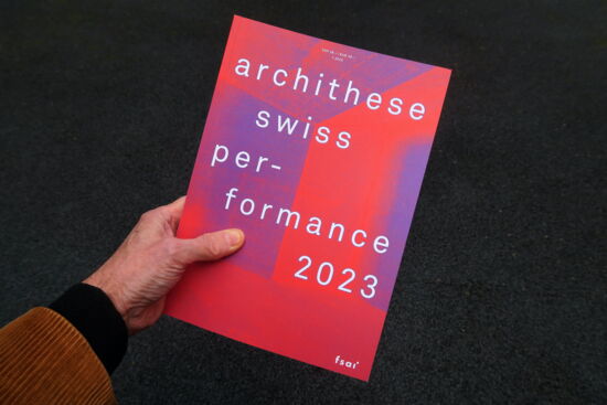 archithese - Das aktuelle Heft: Swiss Performance 2023